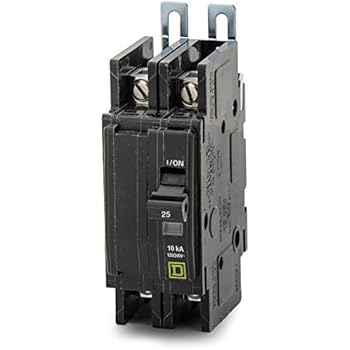 SCHNEIDER ELECTRIC Miniature Circuit Breaker 120/240-Volt 25-Amp QOU225 ...