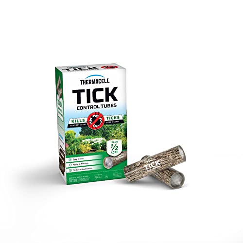 Thermacell Tick Control Tubes; 12 Per Box;No Spray, Easy-to-Use; Kills ...