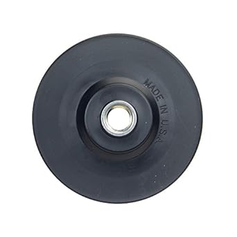 5" Diam Quick-Change Type S Disc Backing Pad: Sanding Disc Backing Pads ...