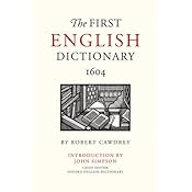 Amazon.com: The First English Dictionary 1604: Robert Cawdrey's A Table ...