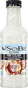 Amazon.com : SOBE Elixir, Pina Colada, 20 Fl Oz (Pack of 12 ...