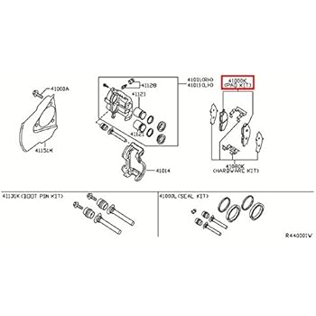 Amazon.com: Infiniti D1060-3JA0A, Disc Brake Pad: Automotive