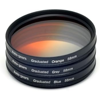 Amazon.com : Tiffen 58mm Color Graduated Neutral Density 0.6 Filter ...
