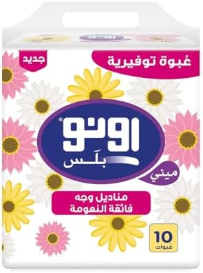 Uno PlUS Mini Facial Tissue Soft Pack 180 Sheets, 10 Pieces - Pack Of 1 ...