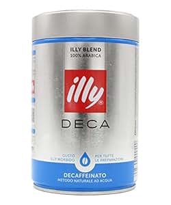 Amazon.com : Illy decaffeinated ground coffee, 8.8oz can. : Coffee ...
