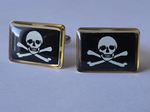 Amazon.com: Pirate Flag Cufflinks: Handmade
