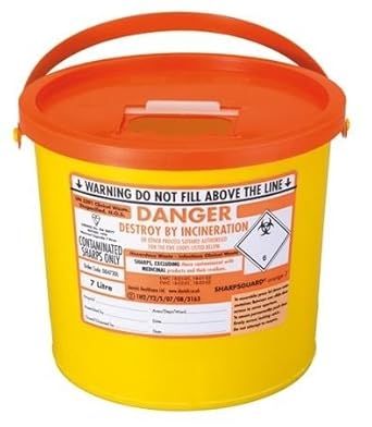 7ltr Sharps Bin: Amazon.co.uk: Business, Industry & Science