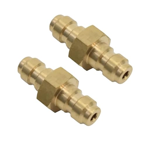 VaVoger Double 8MM Male Quick Disconnect Coupling Adapter,Copper Air ...