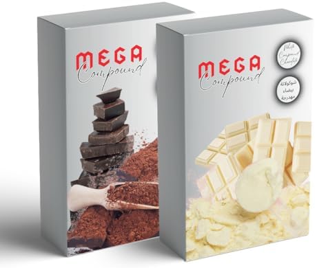 BRANDSFINITY Mega Compound Combo Dark Chocolate (500gm) + White ...