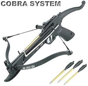 Amazon.com : Pistol Crossbow 80lbs Fiberglass 5 Arrow Bonus : Sports ...