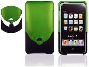 Amazon.com: Importer520 2Tone (Green + Black) Rubberized Hard CASE for ...