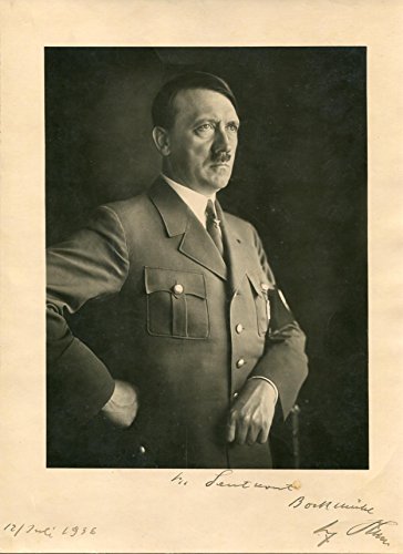 Adolf Hitler AUTHENTIC WW II autograph, signed vintage photo - Import ...