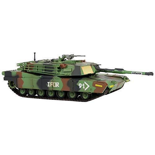 1:72 U.S. Army M1A1 Abrams Battle Military Tank Heavy Armor DieCast ...