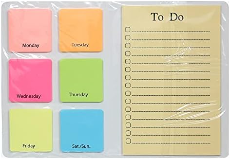 Merrystick List To Do and 6 Days of The Week Neon Sticky Notes price in ...