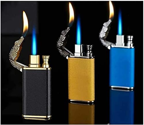Magic Double Flame Lighter,Dual Arc Lighter Jet Flame Refillable, Wind ...