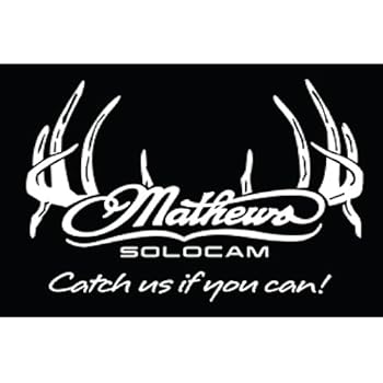 Amazon.com: Mathews Archery Logo with Whitetail - White Hunting window ...