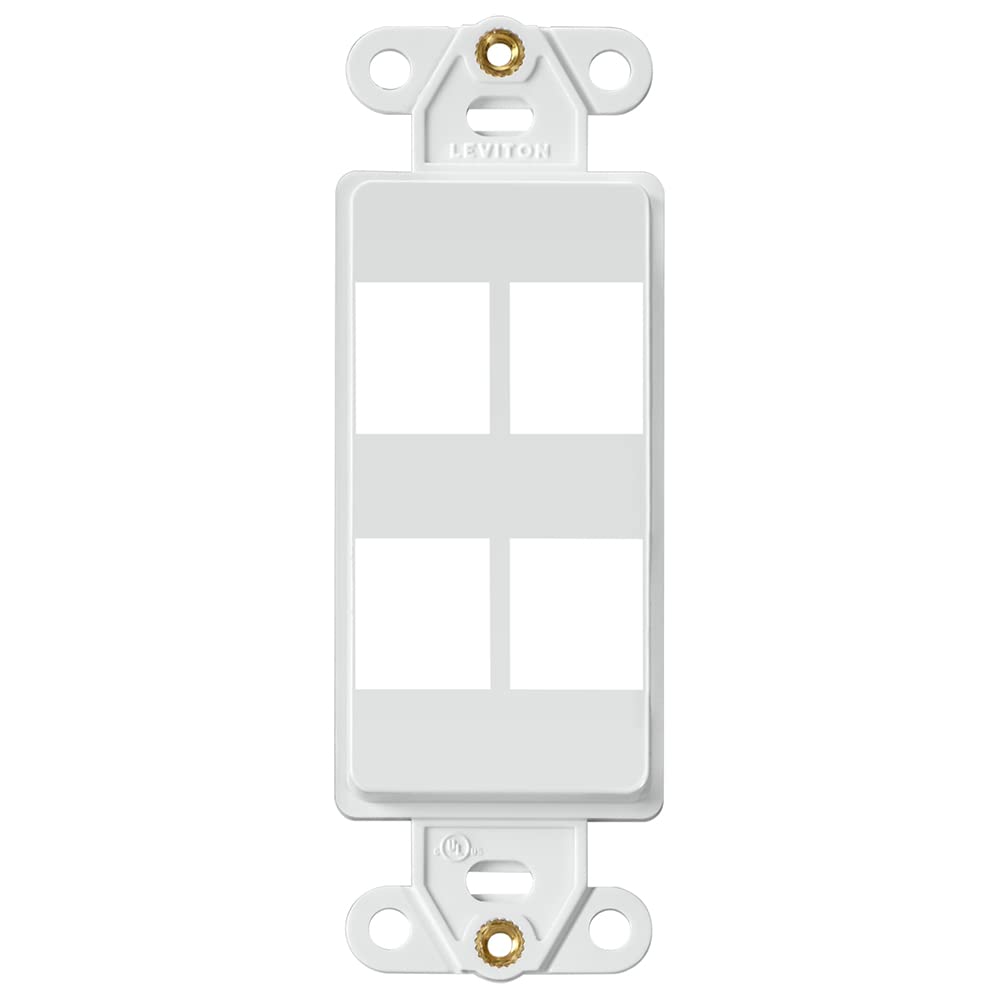 Mua 41644-W QuickPort Decora Insert, 4-Port, White trên Amazon Mỹ chính ...