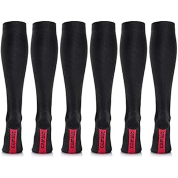 Amazon.com : CAMBIVO Compression Socks for Women and Men(3 Pairs, CS70 ...