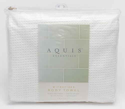 Aquis Microfiber Bath Towels Body Towel Waffle White (29 x 55Inches) | eBay