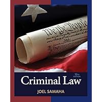 Amazon.com: Criminal Law: 9781305577381: Samaha, Joel: Books