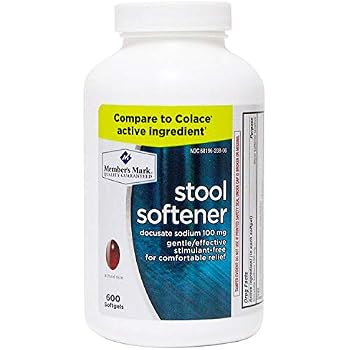Amazon.com: Docusate Sodium (100mg) - 100 Gel Caps: Health & Personal Care