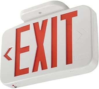 Lithonia Lighting EXR-EL-M6 Exit Sign with Battery Back Up - Commercial ...