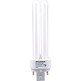 Sylvania (10 Pack) 20667 CF13DD/E/841/ECO 13-Watt 4100K 4-Pin Double Tube Compact Fluorescent ...