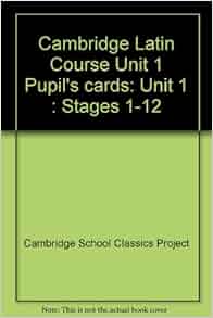 Amazon.com: Cambridge Latin Course Unit 1 Pupil's cards (9780521079228 ...