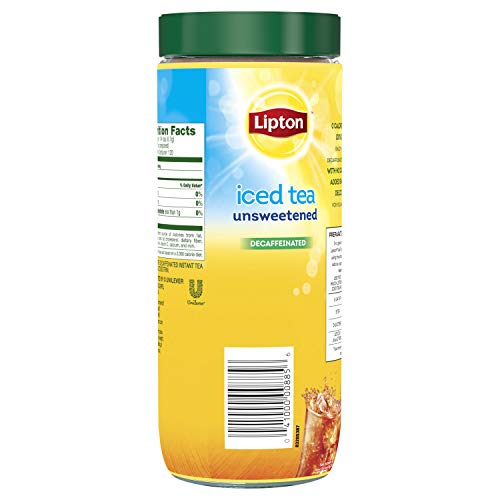 Lipton Black Iced Tea Mix Decaffeinated Unsweetened 30 qt | Pricepulse