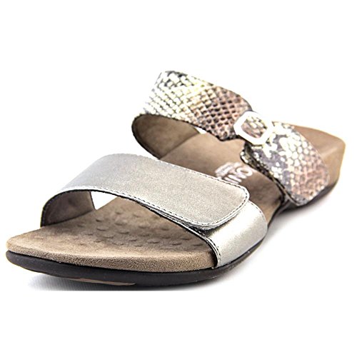 Vionic with Orthaheel Technology Womens Camila Pewter Slide - 5 ...