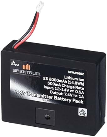 Amazon.com: Spektrum 2000 MAh TX DX6/DX7G2 Battery: Toys & Games