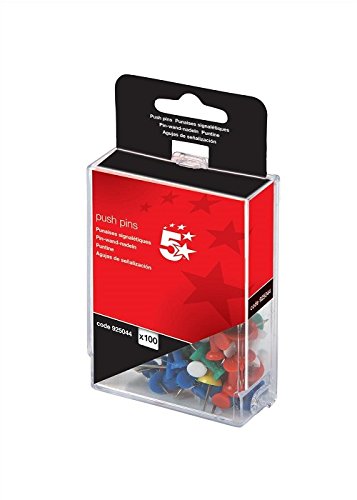 Clear Plastic Push Pins Box 100: Amazon.co.uk: Office Products