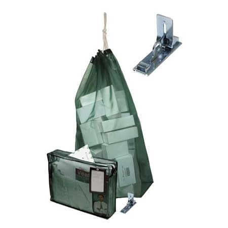 Amazon.com : Green Nylon/Mesh Reusable Mail Bag with Zipper, 18" x 3" x ...