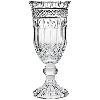Amazon.com: Godinger Dublin 7 3/4 Inch Crystal Vase: Decorative Vases ...