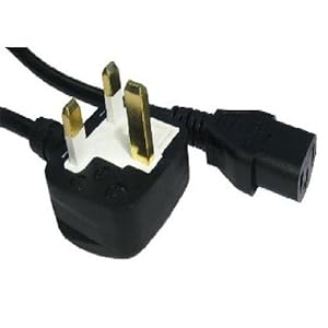 10m Kettle Lead - IEC (C13) to UK Mains (3 pin) Cable - 13A (amp ...