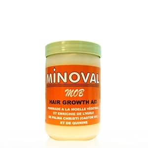Amazon.com : Minoval Hair Growth Aid Mob 120ml : Hair Regrowth ...