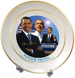Amazon.com: Barack Obama Commemorative Inauguration Plate with Stand ...