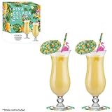 City Pina Colada Glasses 15.75oz / 450ml - Set of 6 - Gift Boxed ...