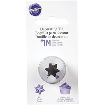 Amazon.com: Wilton 402-21 No. 21 Open Star Piping Tip: Bakeware ...
