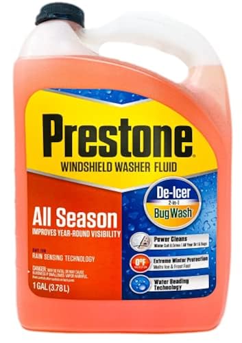 Prestone 3-in-1 All Season Year Round Windshield Washer Fluid 0 Degree ...