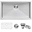 Ruvati RVH9200 Apron Front 16 Gauge 33" Kitchen Single Bowl Sink ...