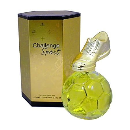 CHALLENGE SPORT 100 ML EDT SPRAY FOR MEN FOOTBALL SHAPE PERFUME BOTTLE ...