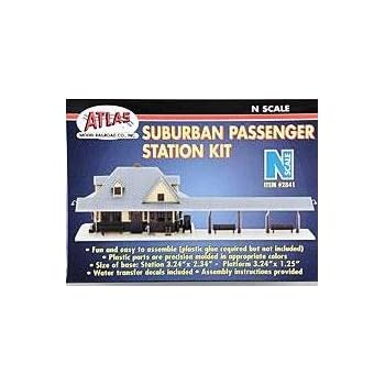Amazon.com: Atlas N Scale Passenger Station Kit with 1 Platform: Toys ...