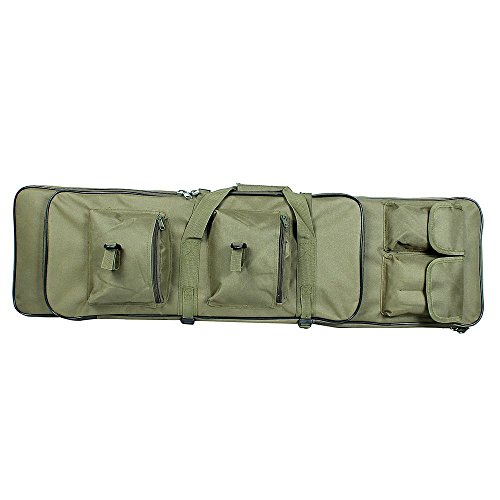 Cases 85CM/34" Tactical Military Dual Rifle Gun Bag Carry Case Shoulder ...