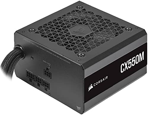 سعر Corsair Cx550M (2021), Cx-M Series, 550 Watt 80 Plus Bronze Semi-Modular Low-Noise Atx Power ...