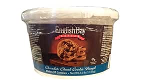 Amazon.com : English Bay Gourmet Chocolate Chunk Cookie Dough : Grocery ...