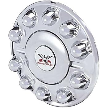 Amazon.com: Alcoa One-Piece Front Hub Cover System for Ford & Dodge 10 ...