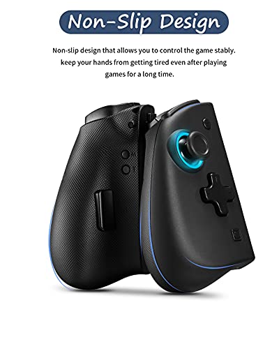 binbok Joypad para Switch, Controlador Inalámbrico 8 Colores LED ...