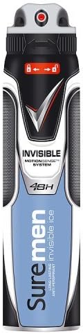 Sure Men Anti-Perspirant Deodorant Spray Invisible Ice, 250ml – BigaMart