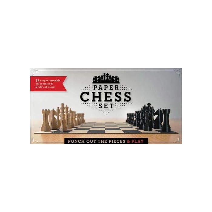 Buy Paper Chess Set Punch Out The Pieces And Play Unique Chess Set Cool Chess Collection buy-paper-chess-set-punch-out-the-pieces-and-play-unique-chess-set-cool-chess-collection
